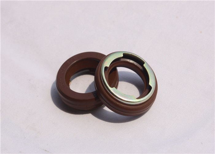 Standard Size Motor Engine Oil Seals , Small Brown Rubber Dust Seal HNR ...