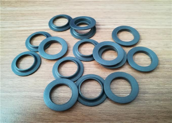 Oil Resistance Ptfe Seal Gasket , Black Low Friction Washers Non ...